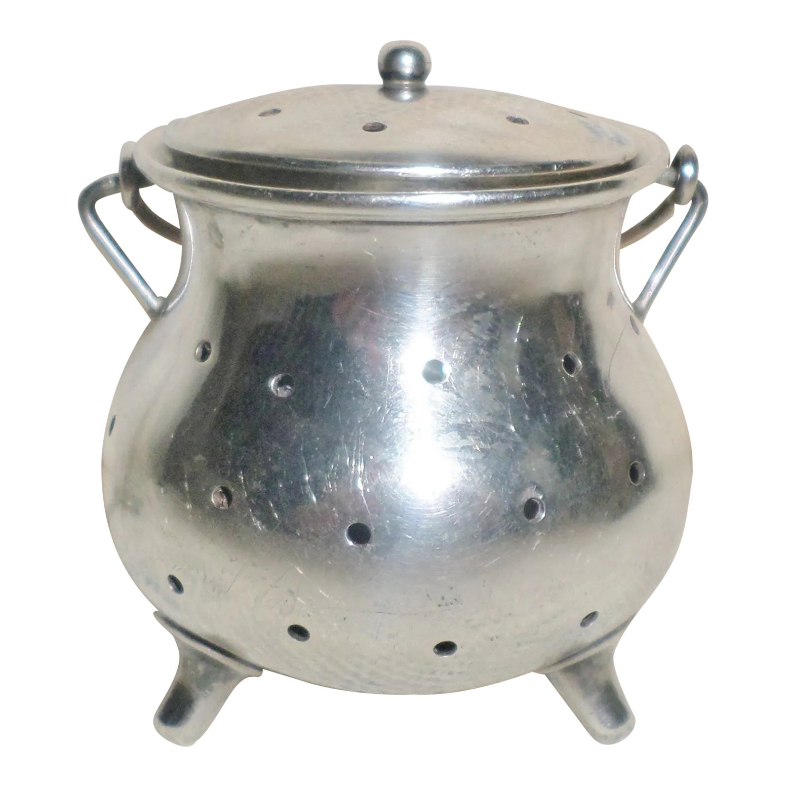 Late 19th Century Antique Sterling Silver Simons Brothers Pot on Feet ...