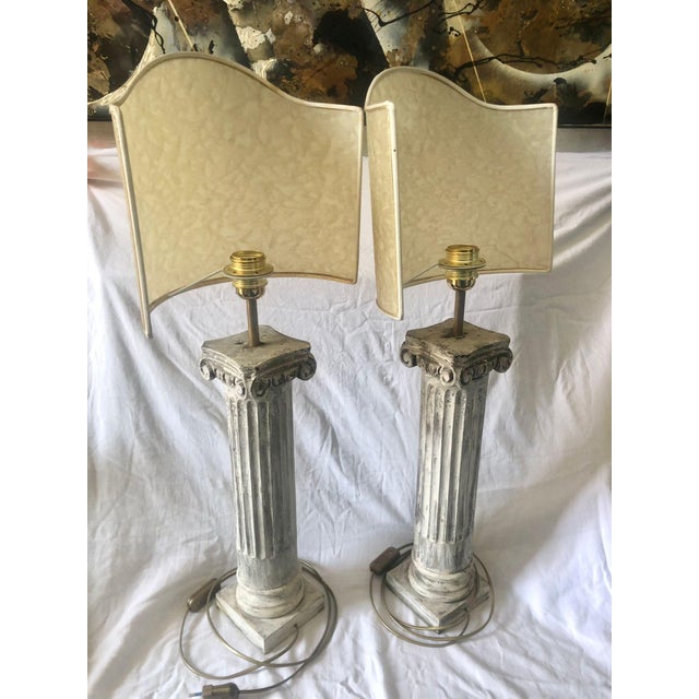 20th Century Italian Design Lacquered Wooden Table Lamps in Shades of ...