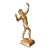 Grand Tour Revival Style Gilded Statue of Pompeian Dancing Faun | Chairish