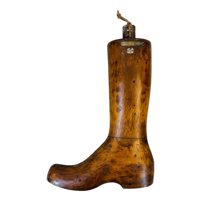 Antique Wooden Shoe Form | Chairish