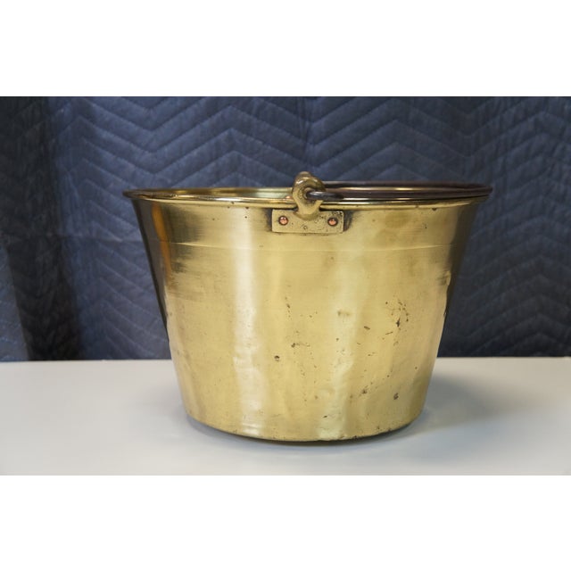 Mid 20th Century American Brass Kettle Manufacturers #4 Spun Hearthware ...