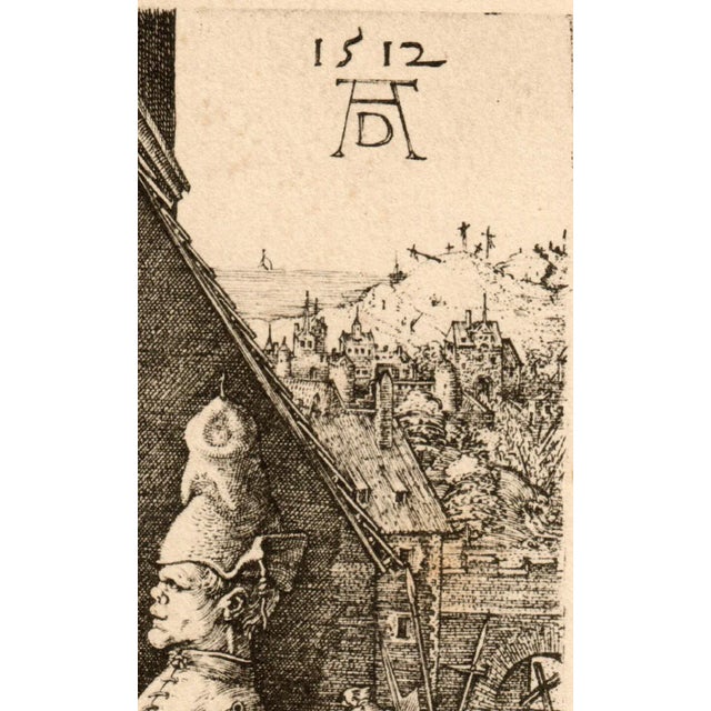 Albrecht Durer Pilate Washing His Hands Engraving 1512 | Chairish