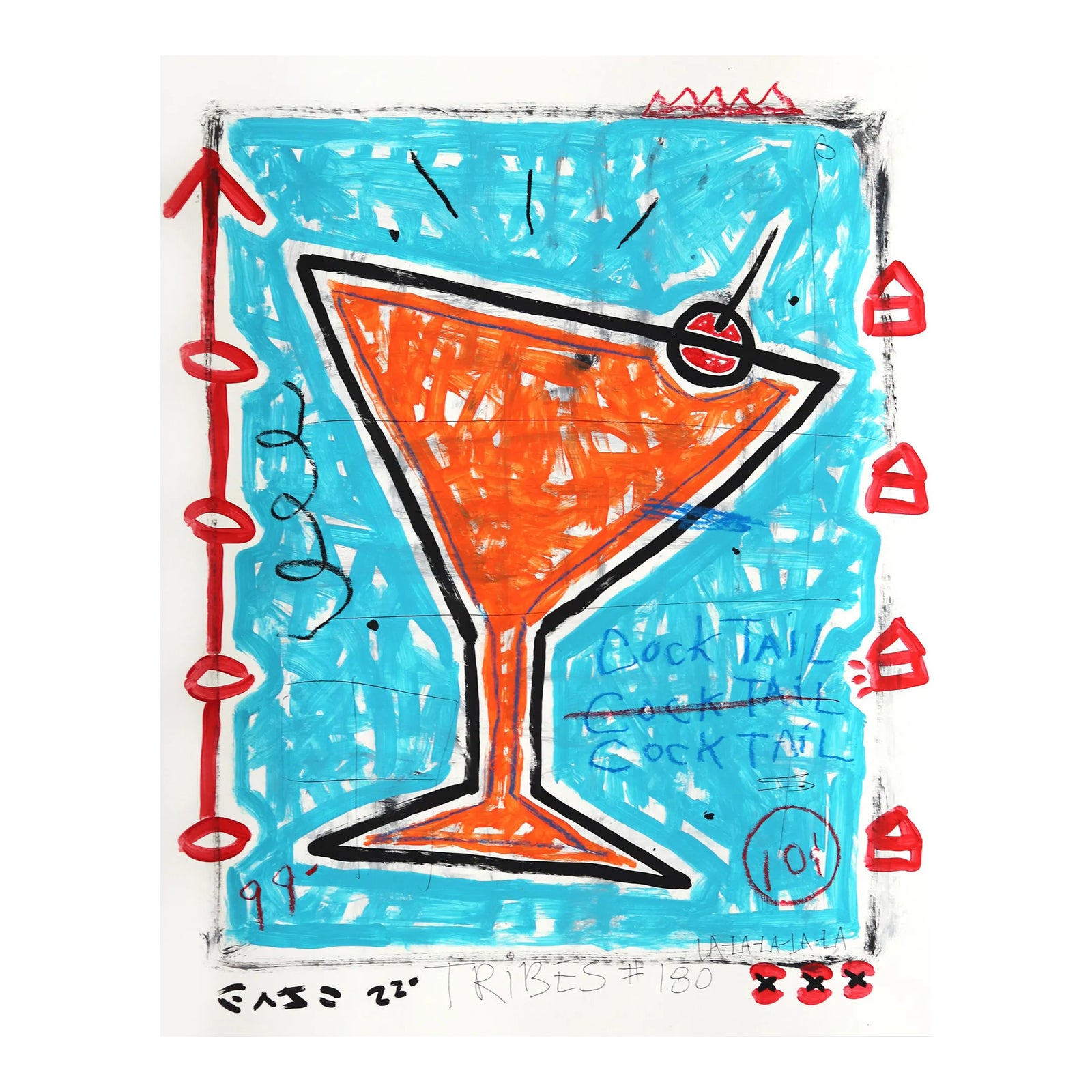 Orange Martini - Cocktail Pop Street Original Artwork by Gary John ...