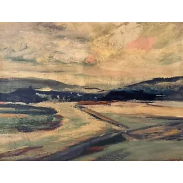 1990s Vintage Juan Guzman Original Painting, Framed | Chairish