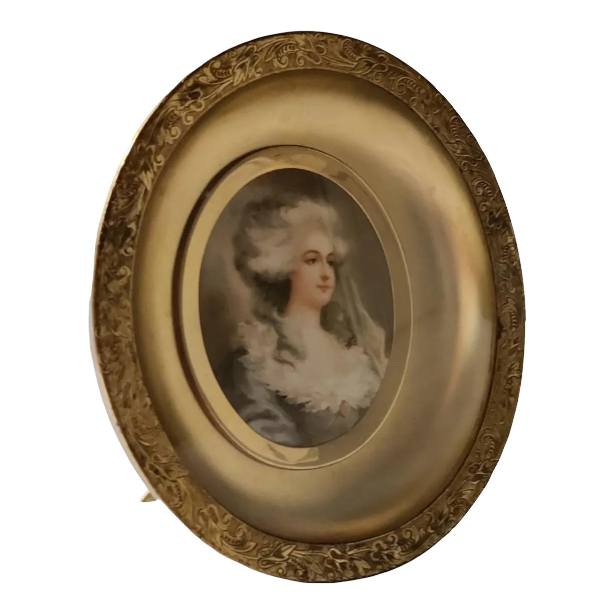 19th Century Kronheim & Oldenbusch French Miniature Shadow Box Portrait ...