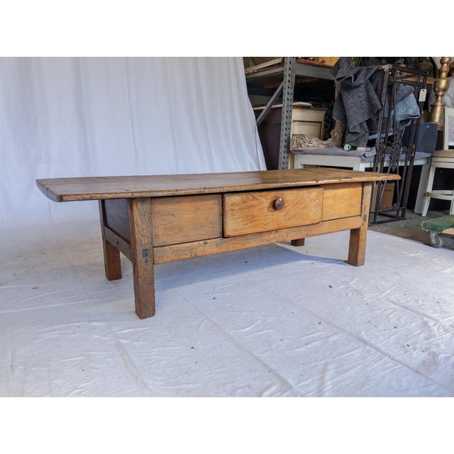 Antique Wooden Coffee Table | Chairish