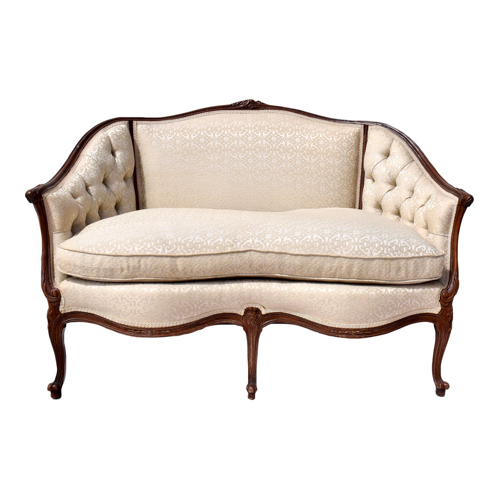 Louis XV Style French Canape Loveseat | Chairish