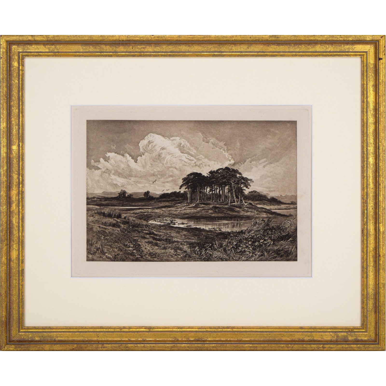 Antique English Coastal Landscape/Seascape Engraving by Lancelot Speed ...