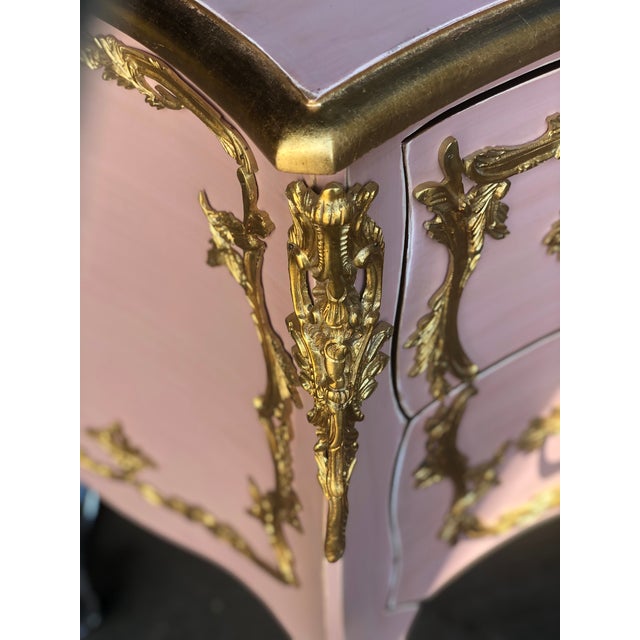 Blush Pink Chest of Drawers French Style | Chairish