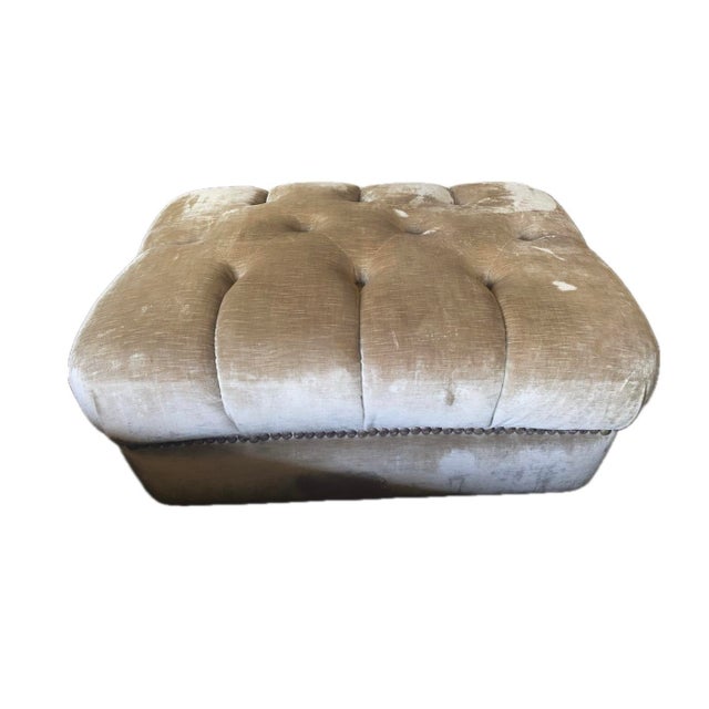 Marge Carson Alexander Chair and Ottoman Set | Chairish