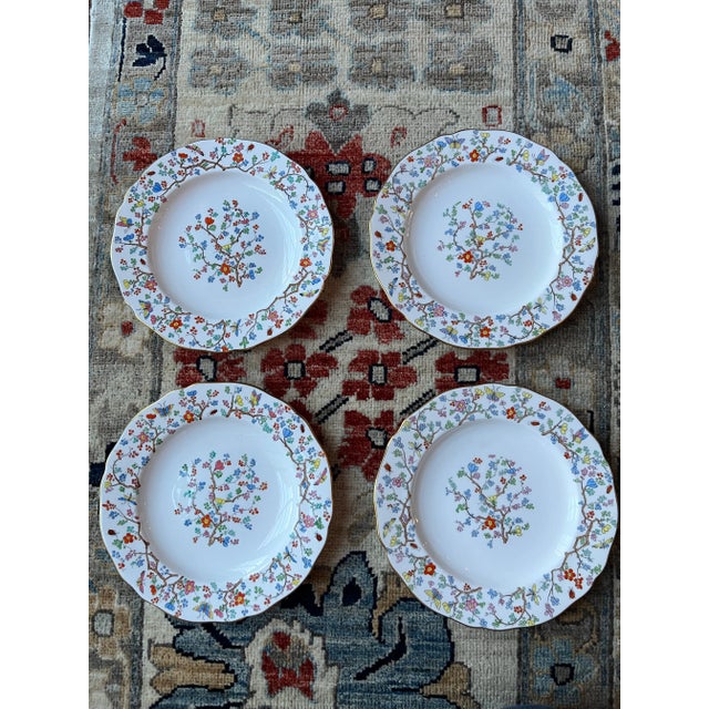 Early 20th Century Spode Shanghai Luncheon Plates- Set of 10 | Chairish