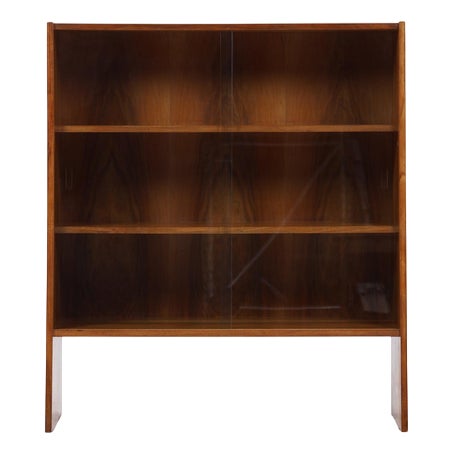Small Mid-Century Walnut Bookcase, 1960s | Chairish