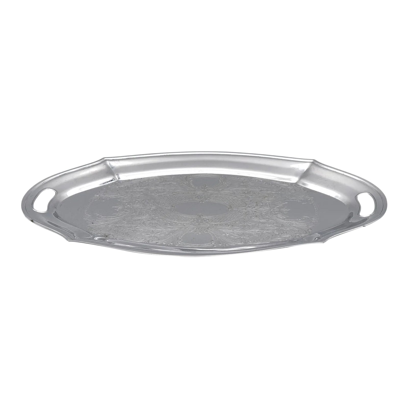 Chromium Plated Serving Tray | Chairish