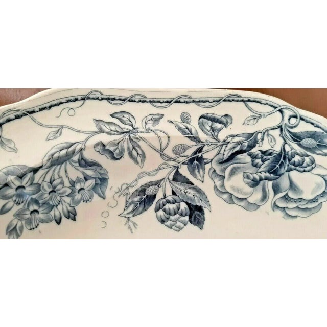 1800's Copeland Spode Blue & White Meat Platter | Chairish