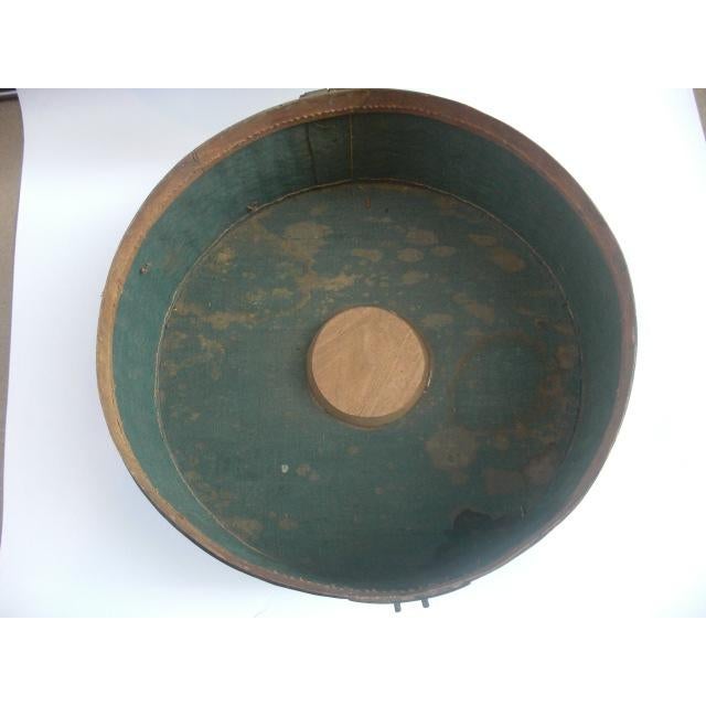 Late 18th Century Antique Chinese Lacquered Hat Box | Chairish