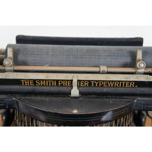 Antique 1896 Smith Premier No 2 Typewriter & Case Double Keyboard ...
