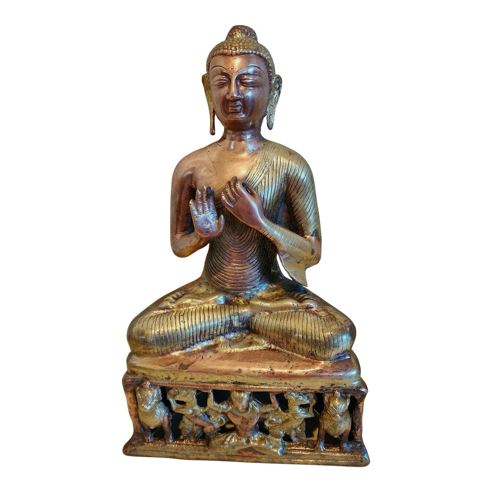 Antique Sculpture of the Jina Buddha Vairochana | Chairish