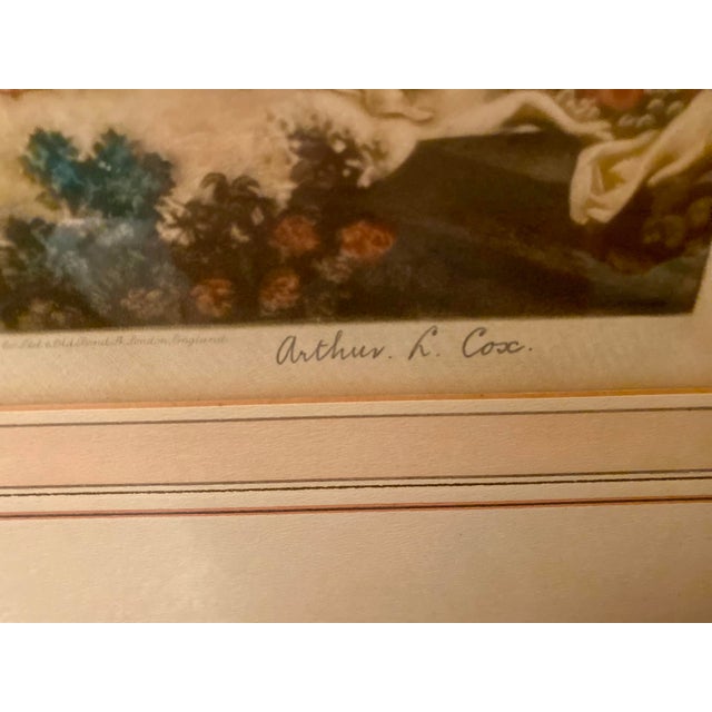 Antique Arthur Cox Mezzotint in Original Ornate Frame | Chairish