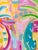“Pineapple BFF’s” Abstract Painting by Christina Longoria | Chairish