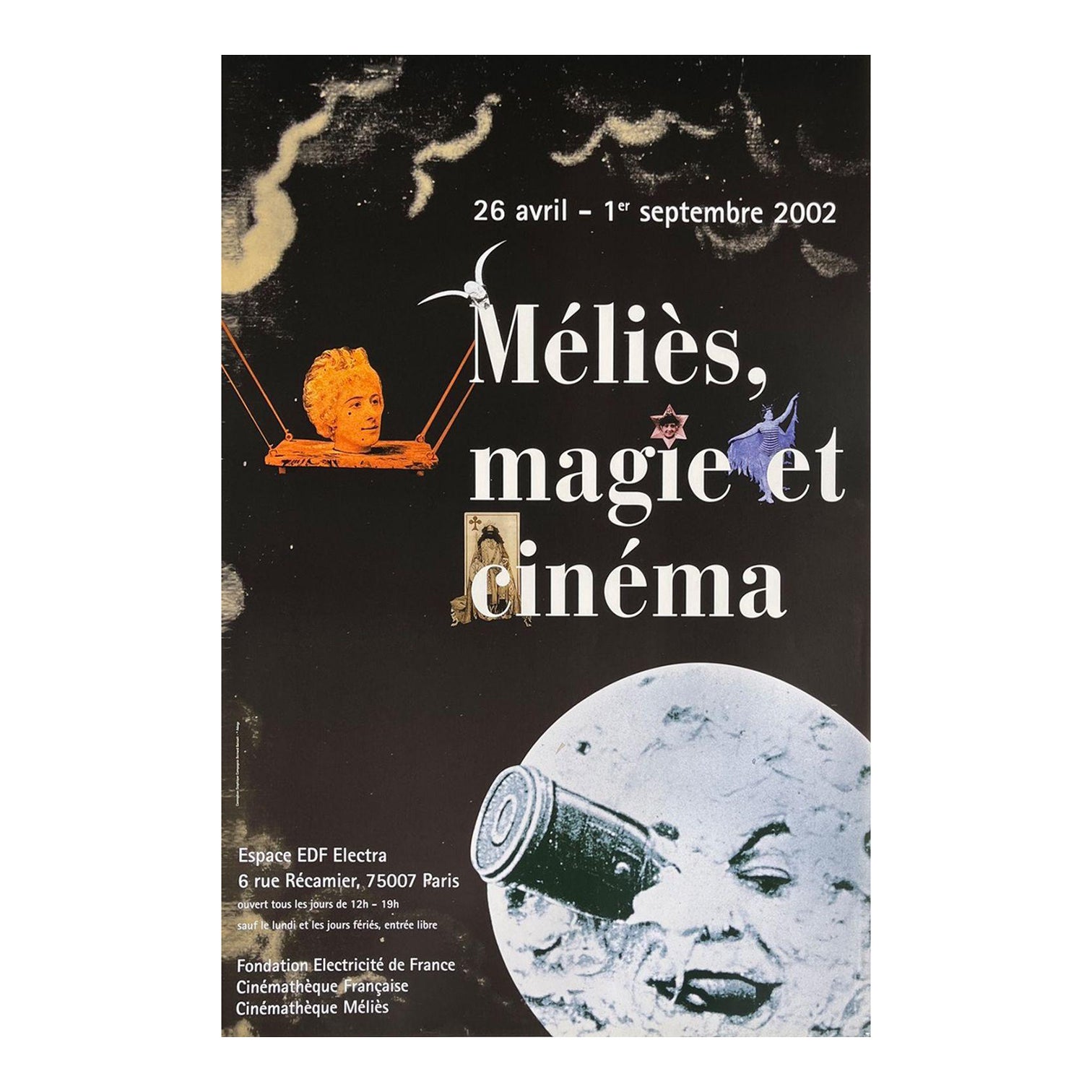 2002 After Georges Melies Magic and Cinema Exhibition Poster | Chairish