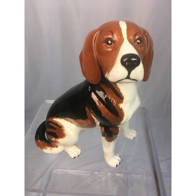 Vintage English Beagle Figurine | Chairish