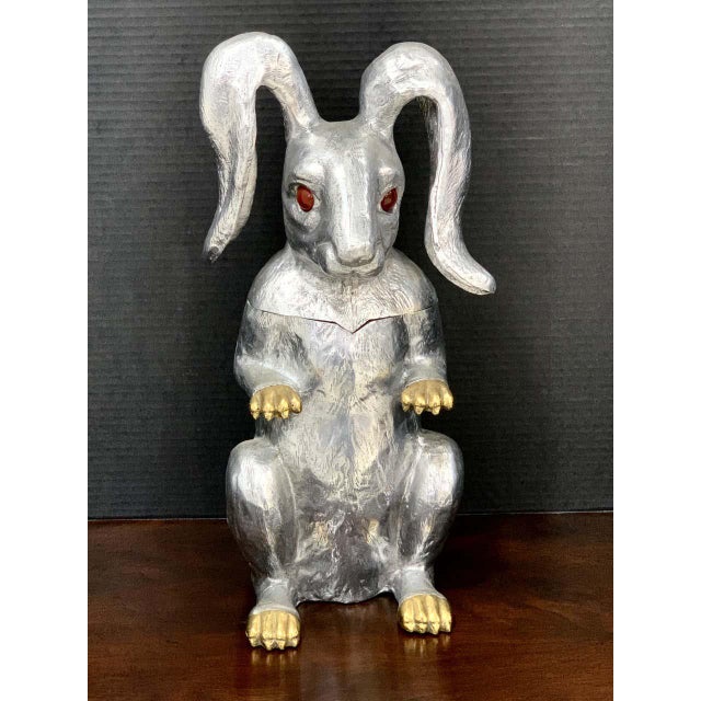 Arthur Court Rabbit Hinged Ice Bucket or Wine Cooler | Chairish