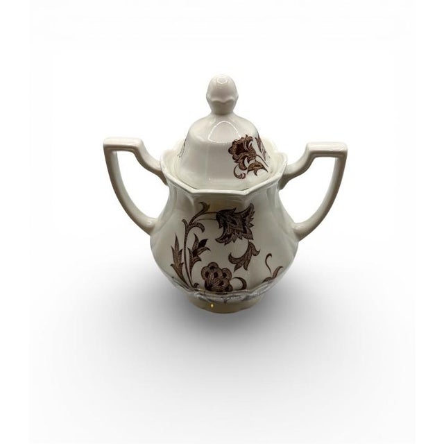 Vintage MCM Royal Staffordshire J&g Meakin “Windsong” Creamer + Lidded ...