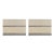 Robert Rougier Pearl and Silver Nightstands -A Pair | Chairish