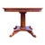 Antique American Federalist Pedestal Console Table in Flame Mahogany ...