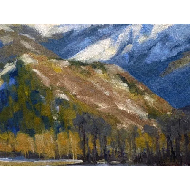 Robert Bob Rohm "On the Way to Aspen" Original Oil on Board Landscape ...