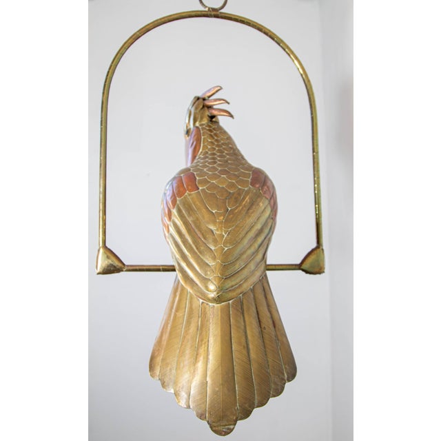 Mexican Sergio Bustamante Style Copper and Brass Cockatoo Parrot ...