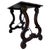 19th Century Spanish Side Table With Hand Carved Lyre Leg and Iron ...