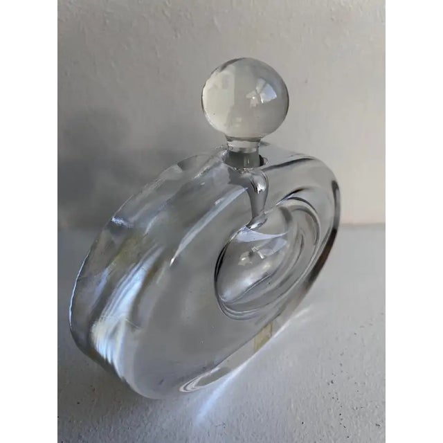 Circa 1980s Goran Warff for Kosta Swedish Perfume Bottle | Chairish