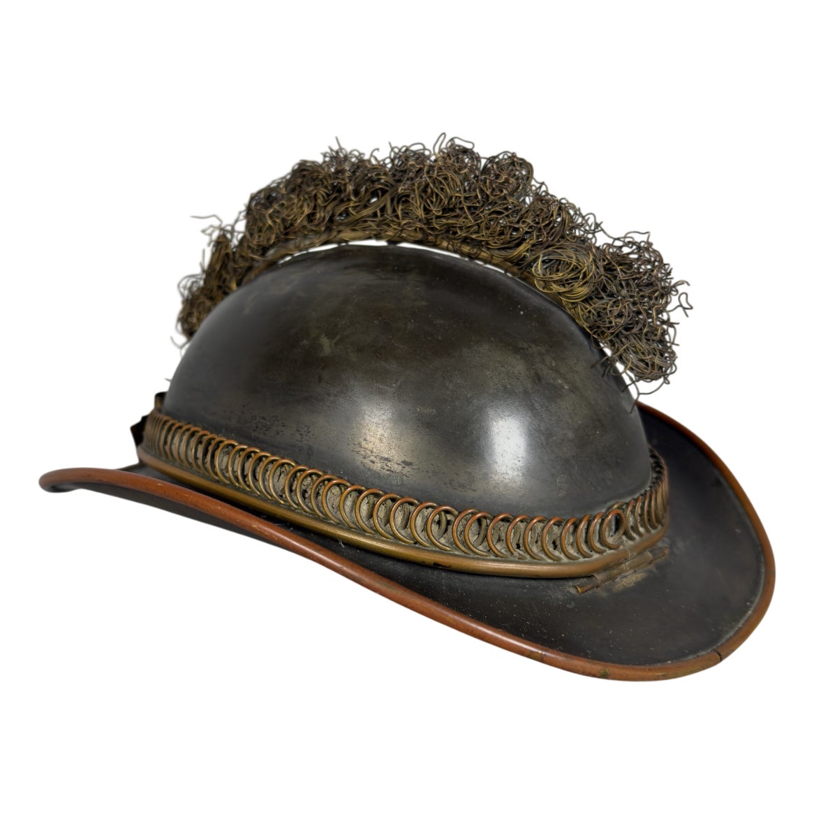 Antique Brass Helmet Inkwell, Early 1900s | Chairish