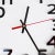 Minimalistic. White, Industrial Wall Clock, Germany, 1990s | Chairish