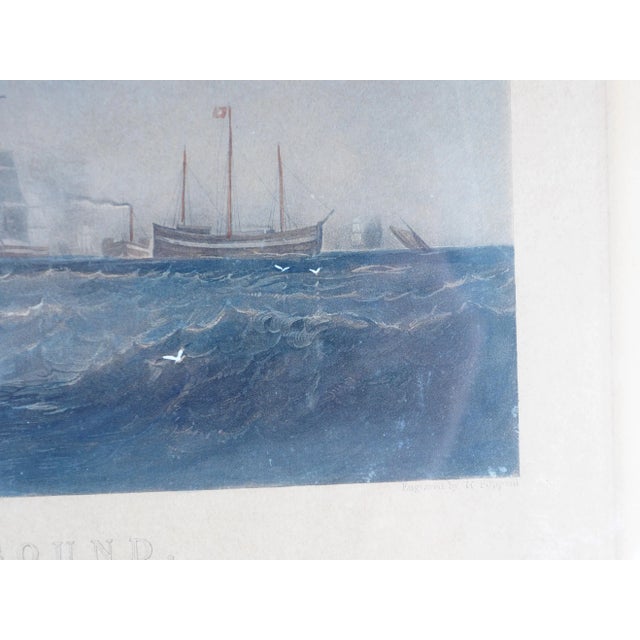 1860 Papprill British Homeward Bound: Samuel Walters Engraving | Chairish