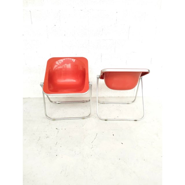 Plona Folding Armchairs by G. Piretti for Anonima Castelli, 1970s, Set ...
