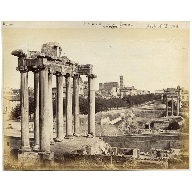 Possibly Robert Macpherson, Roman Forum, 1870, Albumen Print Photograph ...