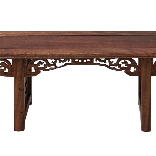 Chinese Rosewood Handmade Miniature Altar Table Display Decor Art ...