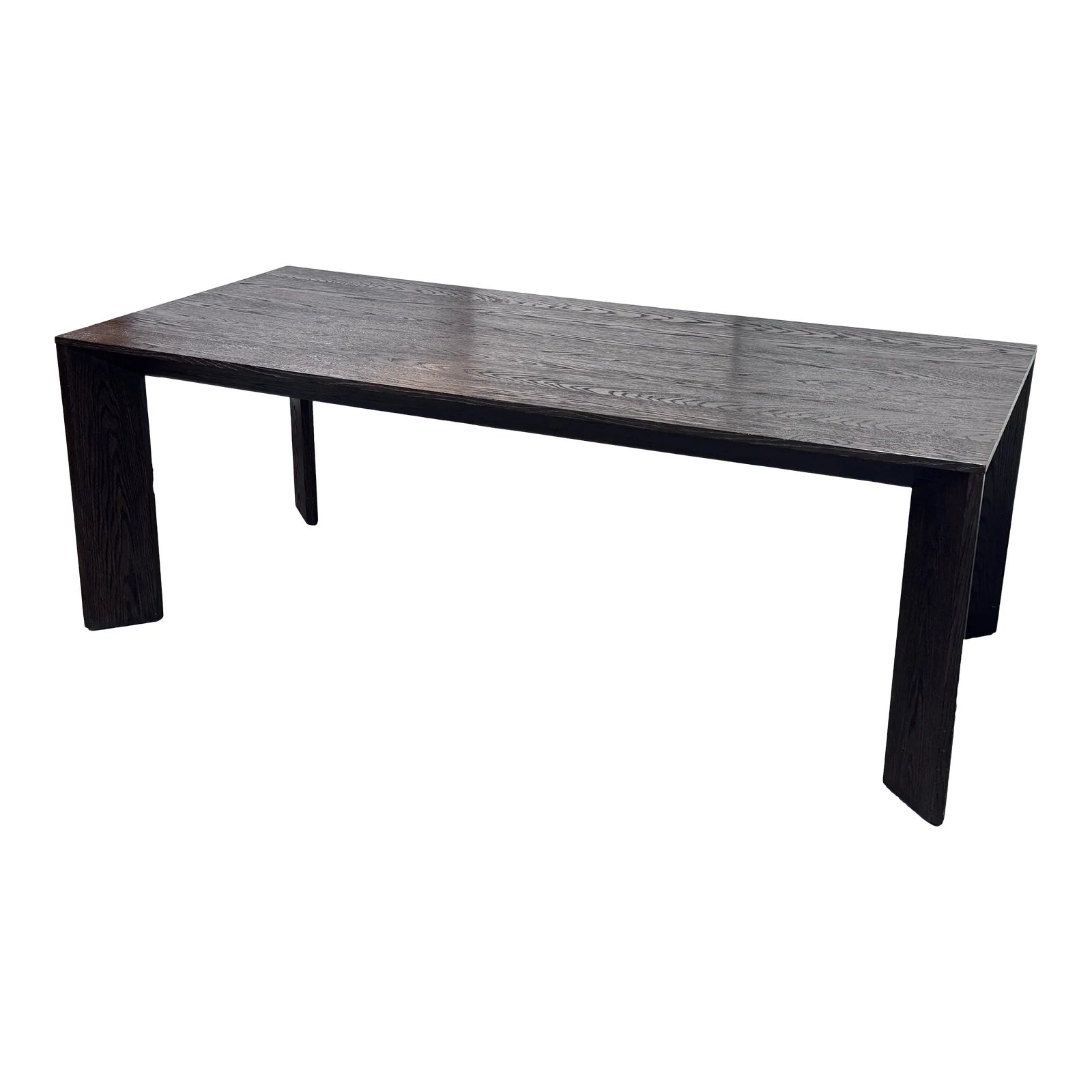 Restoration Hardware Arles Brown Oak Dining Table | Chairish