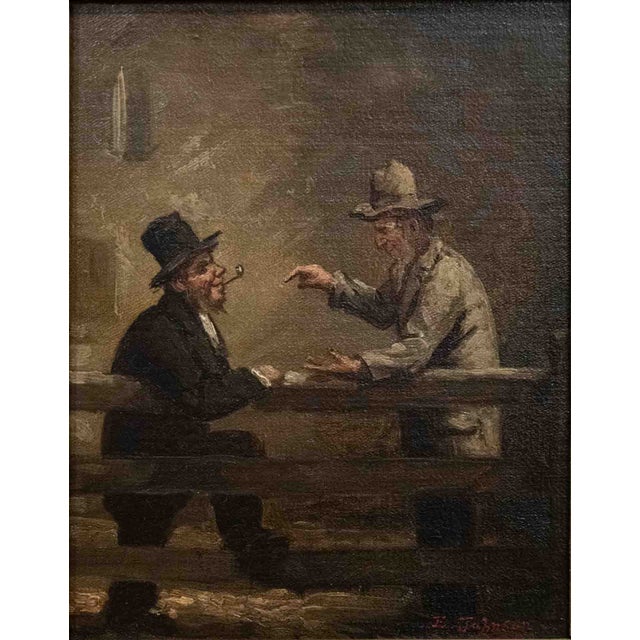 Late 19th Century Painting of Two Classic Men Attributed to Eastman ...