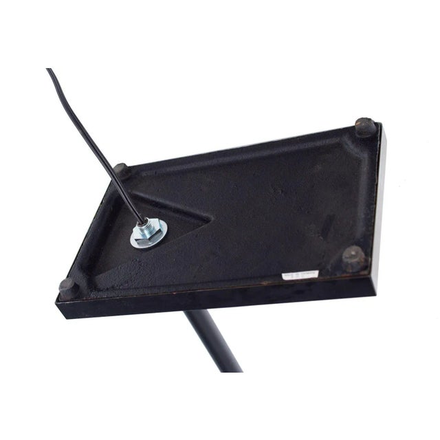 Matte Black Library Style Floor Lamp | Chairish