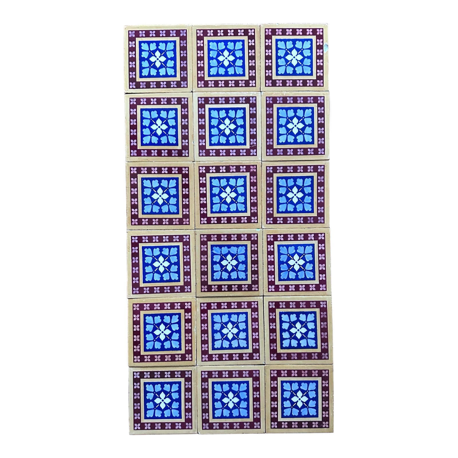 Set of Antique Minton Tiles | Chairish
