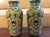 19th Century French Enameled Longwy Vases - a Pair | Chairish