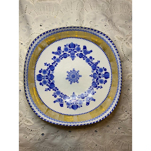 Vintage Steinbock Austria Enamel Decorative Bowl | Chairish