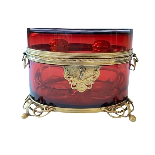 Moser Grand Tour Crystal Box With Scent Bottles | Chairish