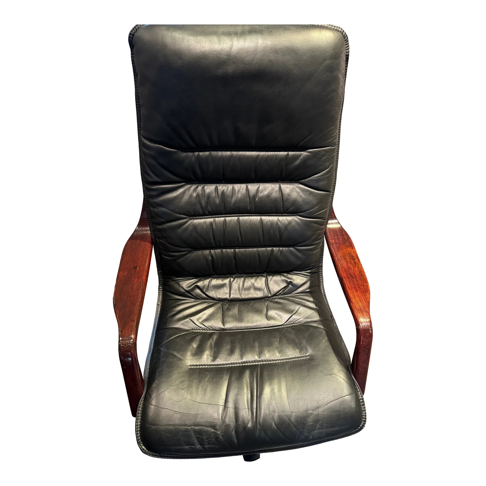 1980s High Back Executive Chair | Chairish