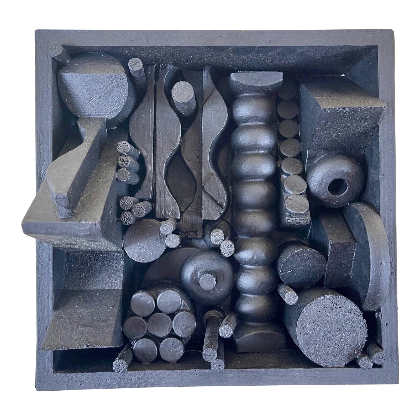 Contemporary Assemblage Sculpture After Louise Nevelson | Chairish