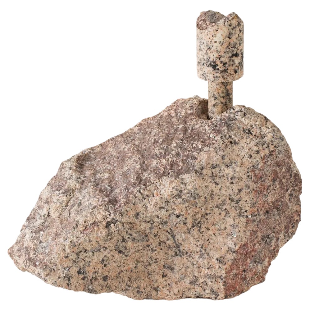 Pink Granite Abra Candleholder by Studio DO | Chairish