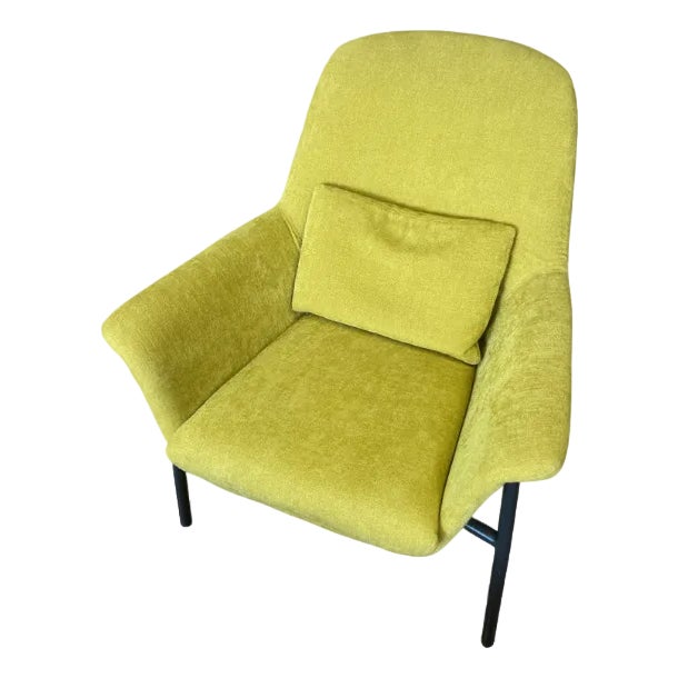 Camerich Noble Lounge Chair - Yellow | Chairish